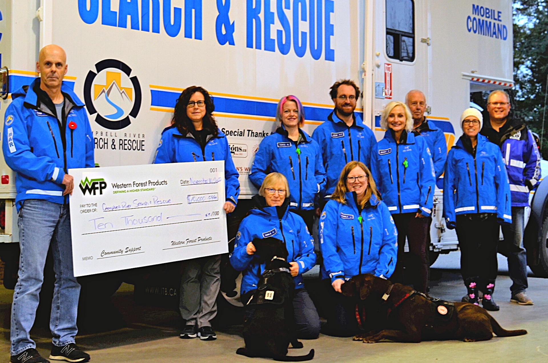 Western Forest Products Supports Campbell River Search and Rescue Efforts with $10,000 Donation ...